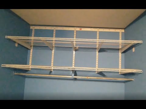Upgrading guest bedroom shelves from 12" to 20" wide