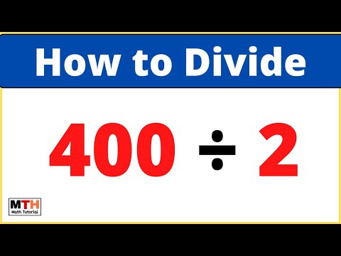 400 divided by 2 (400÷2) | Long Division