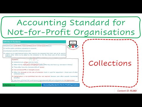Lecture: Collections | Accounting Standard for NPOs (FL143)
