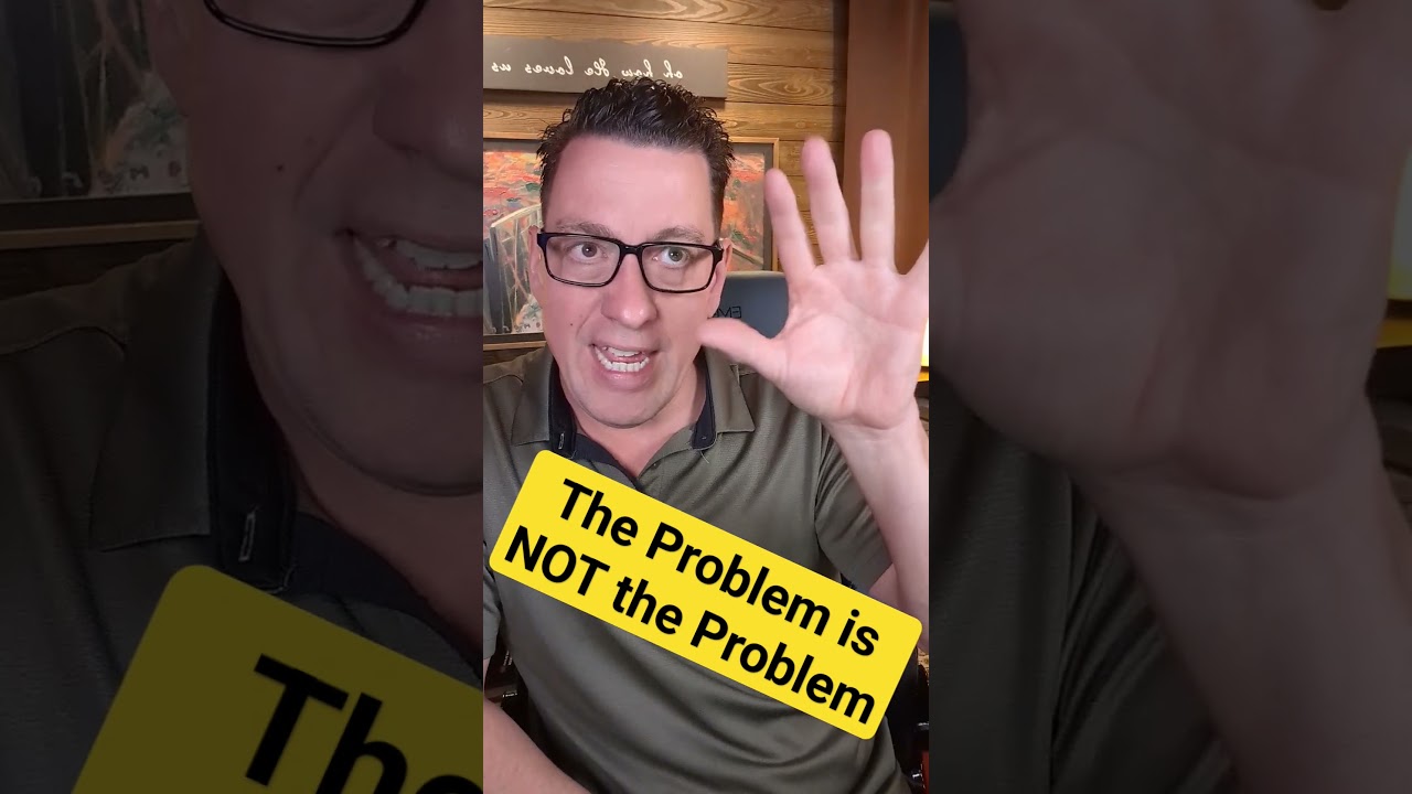 If you struggle with OCD you need to realize the problem is not the problem