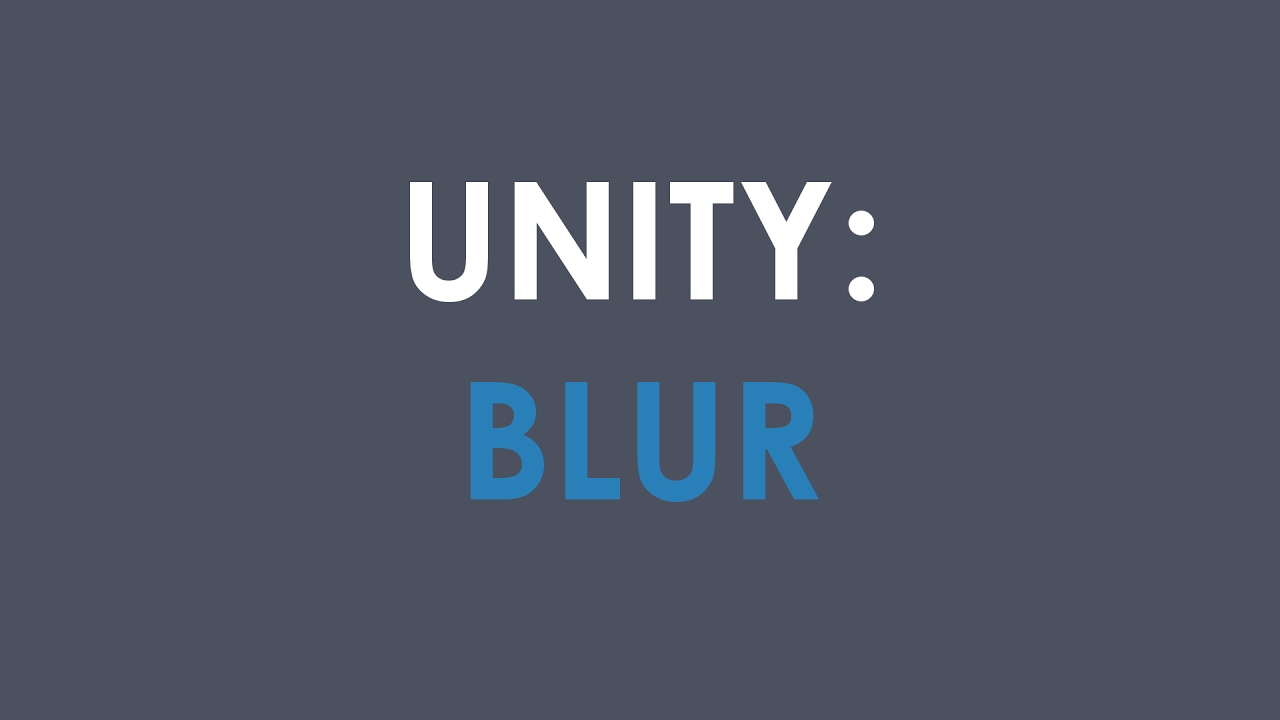 Is there a way to blur single sprites in Unity? - Questions & Answers ...