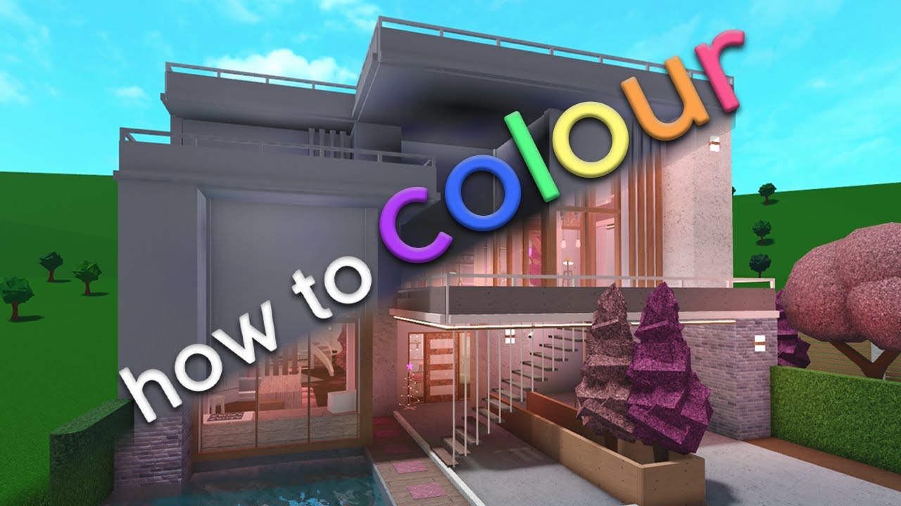 MY COLOR CODES | How to Color Your Builds in Bloxburg