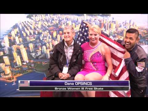 Dana Opsincs - Bronze Women III Freeskate - 2016 International Adult Competition Vancouver