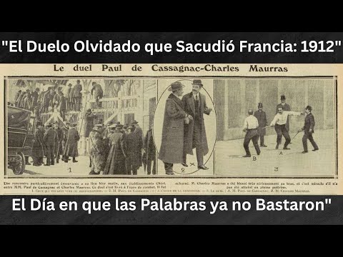 🔥 "The Last Duel of Honor in France: Granier vs. Maurras (1912)"