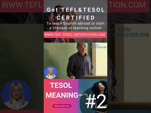 TESOL Meaning Part 2 #TESOLMeaning #tesol