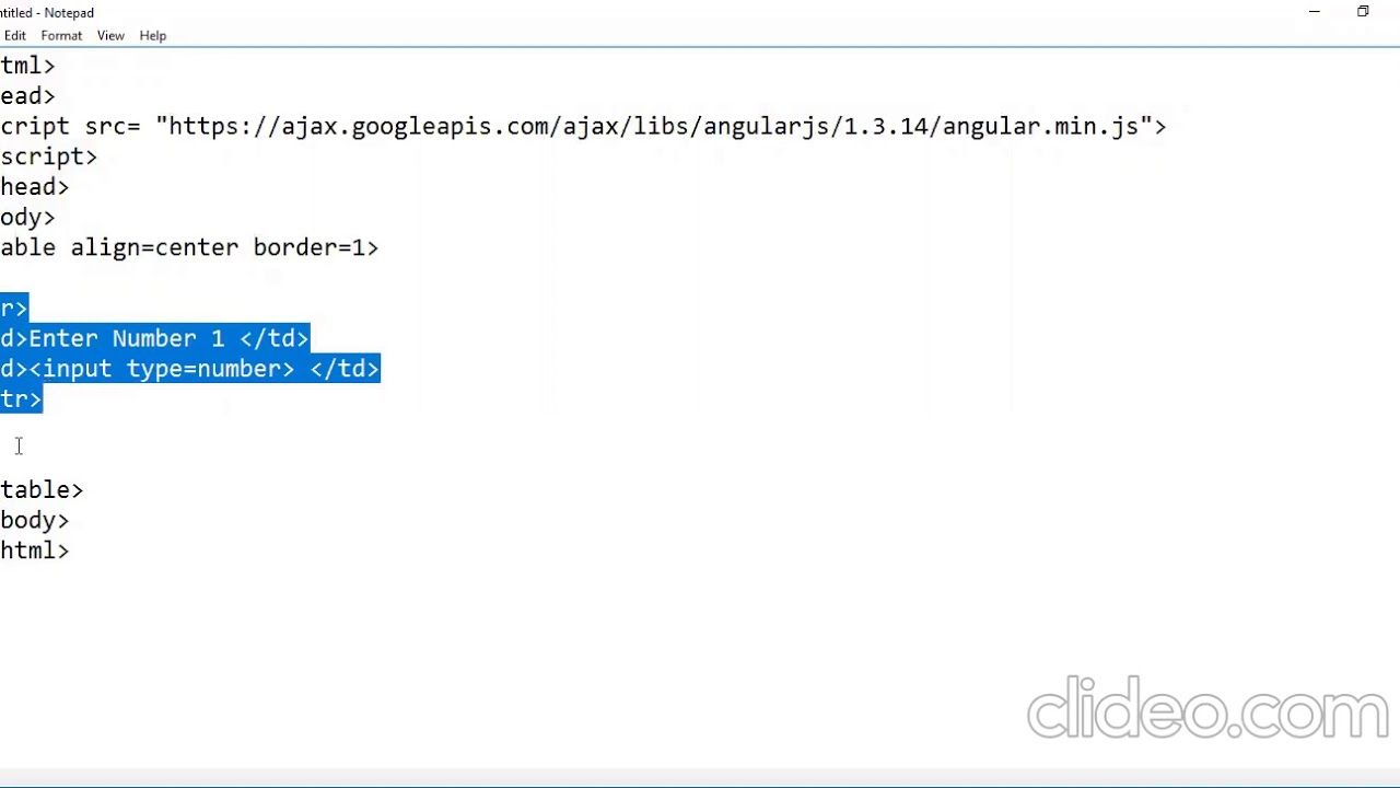 Calculator Example by using Angularjs