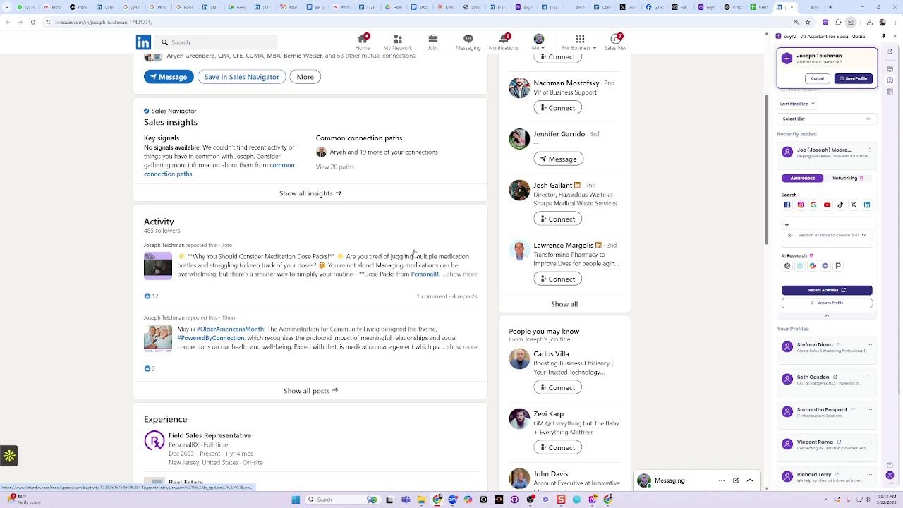 How to save Linkedin Profile Followers to CSV and Google Sheets in seconds March 2025