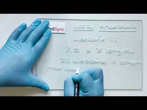 Local Anaesthesia for OSCE's: The calculations explained!