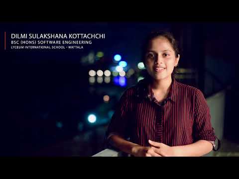 Dilmi Kottachchi student of BSc (Hons) Software Engineering, UCLan