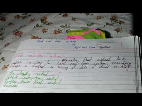 Hard real time system and soft real time system|HardRtos vs SofyRtos