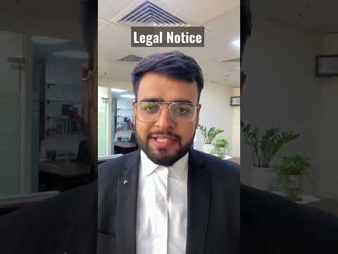What is Legal Notice ? What to when you recieve it?
