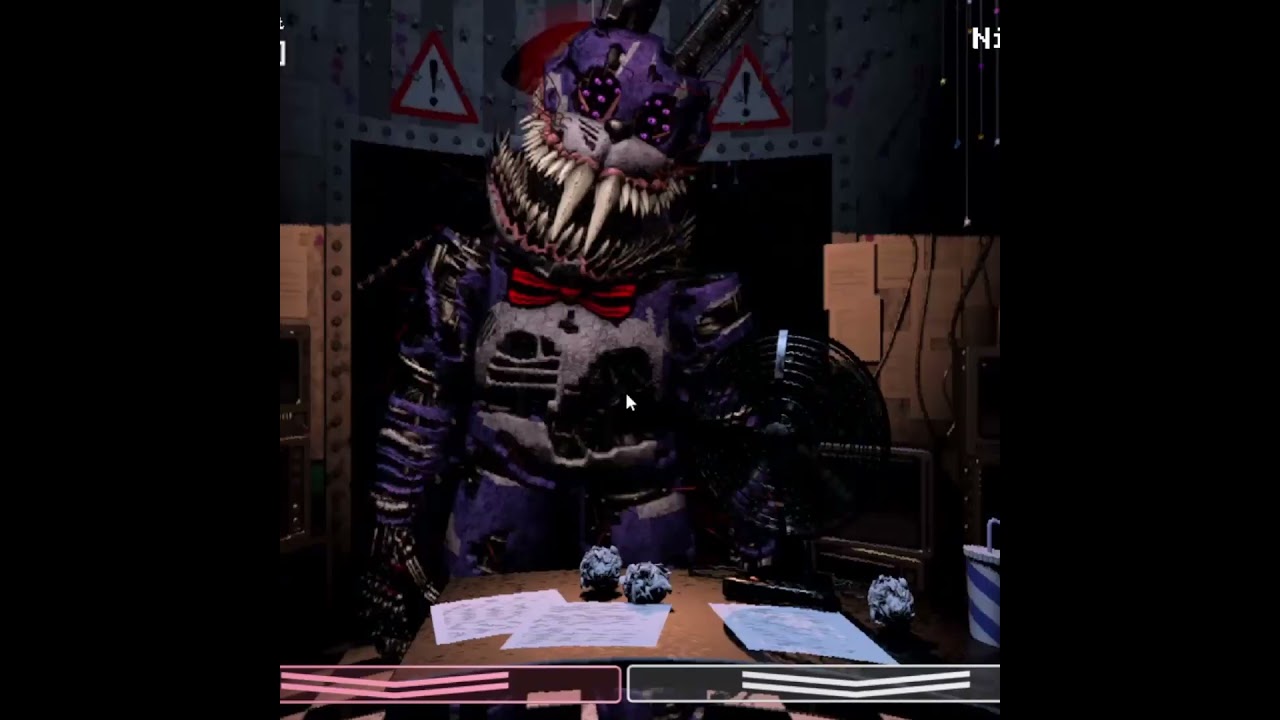 Corrupted Bonnie in FNaF 2 (FNaF Jumpscares)