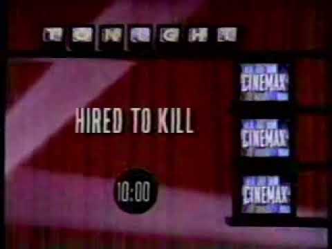 Tonight on Cinemax promo August 8, 1992