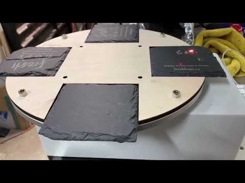 Fast speed galvo co2 laser engraving graphite granite stone 30w 60w co2 laser marking machine