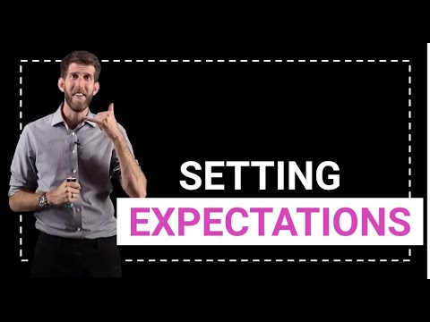 Setting expectations with participants in a virtual meeting