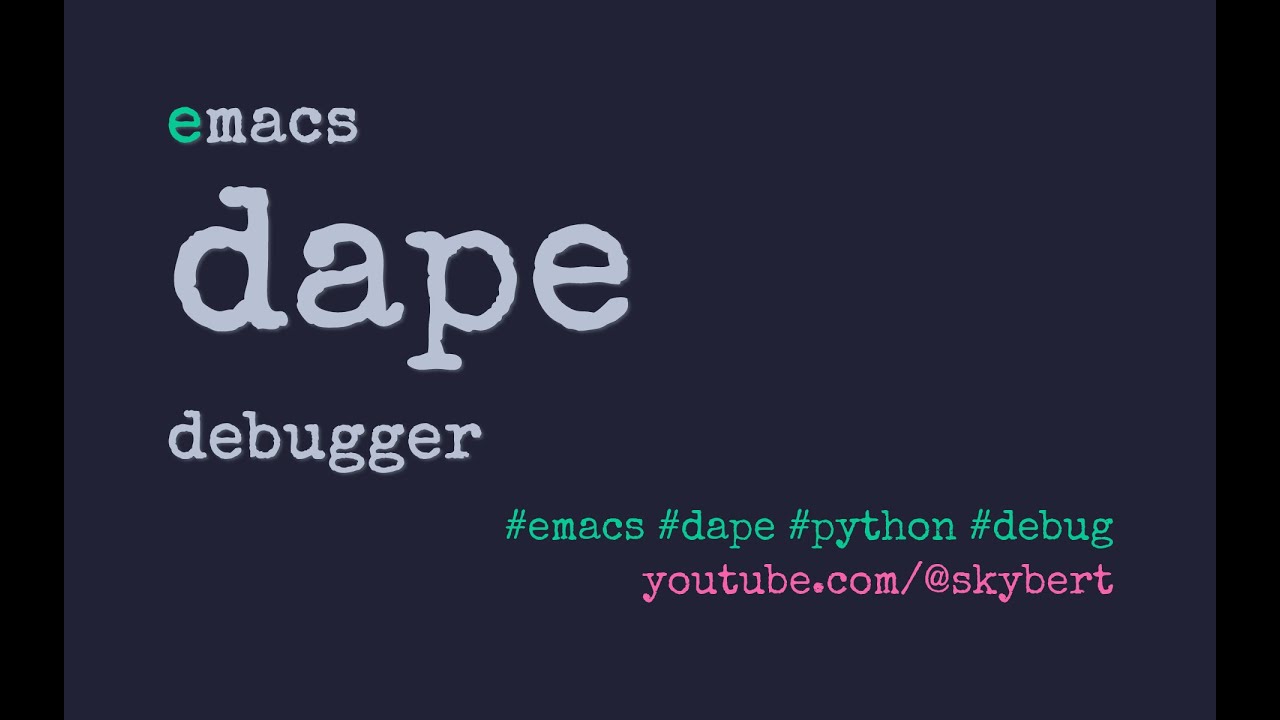 Debug multi threaded Python apps with Emacs