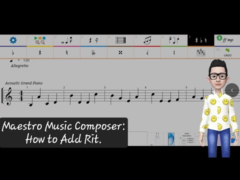 Maestro Music Composer: How to Add Rit.