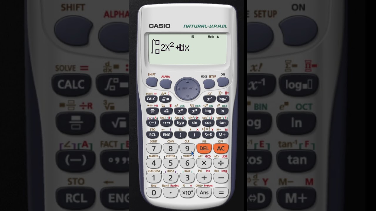 Solving Integration on fx 991es #Shorts
