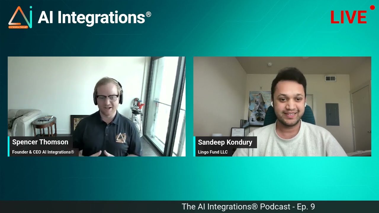 The AI Integrations Podcast®   Ep  9  The AI Bubble With Sandeep Kondury