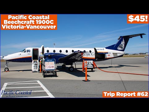 *$45* Beechcraft B1900C Flight: Pacific Coastal B1900C Victoria-Vancouver! | Trip Reports #62