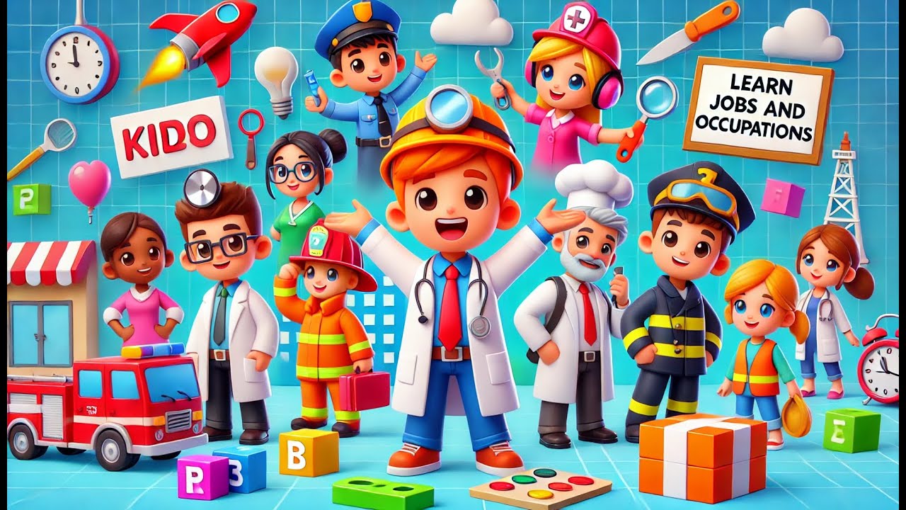 Learn Jobs and Occupations | Educational Video for Kids | Career Exploration | What Do People Do?