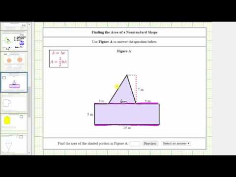 Ex: Area of a Polygon by Decomposing Area (Triangle/Rectangle II ...