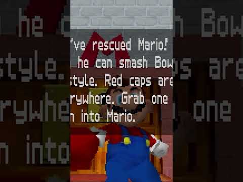 MARIO CAN SMASH BOWSER IN STYLE! 😳 | Super Mario 64 DS | #shorts