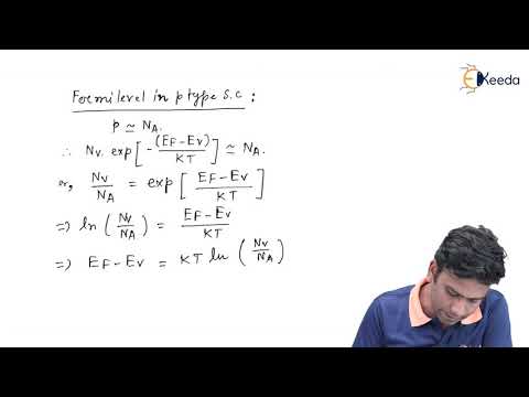 Understanding Fermi Level In P-Type Semiconductors - GATE Electronic Devices Video Lecture ...