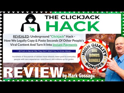 Clickjack Hack Review Walkthrough 🚦Use the Clickjack Hack Earn Daily No Face, No Followers 🤐 Bonuses
