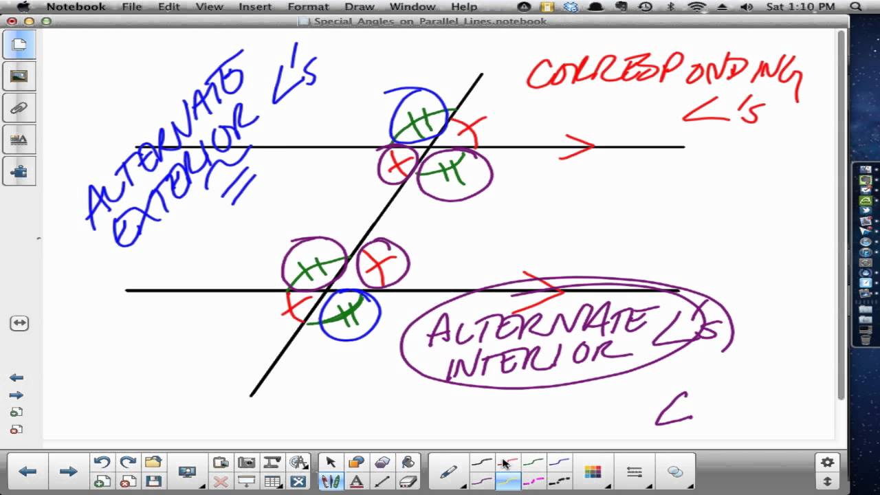 Special Angles on Parallel Lines - Part 3 - Congruence