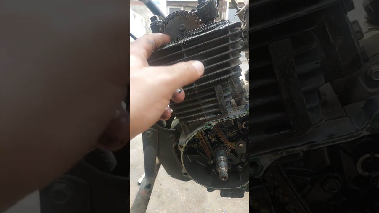 Hero Honda Hunk bike timing chain problem#automobile #youtube #modificition #viralvideo #ronaldo