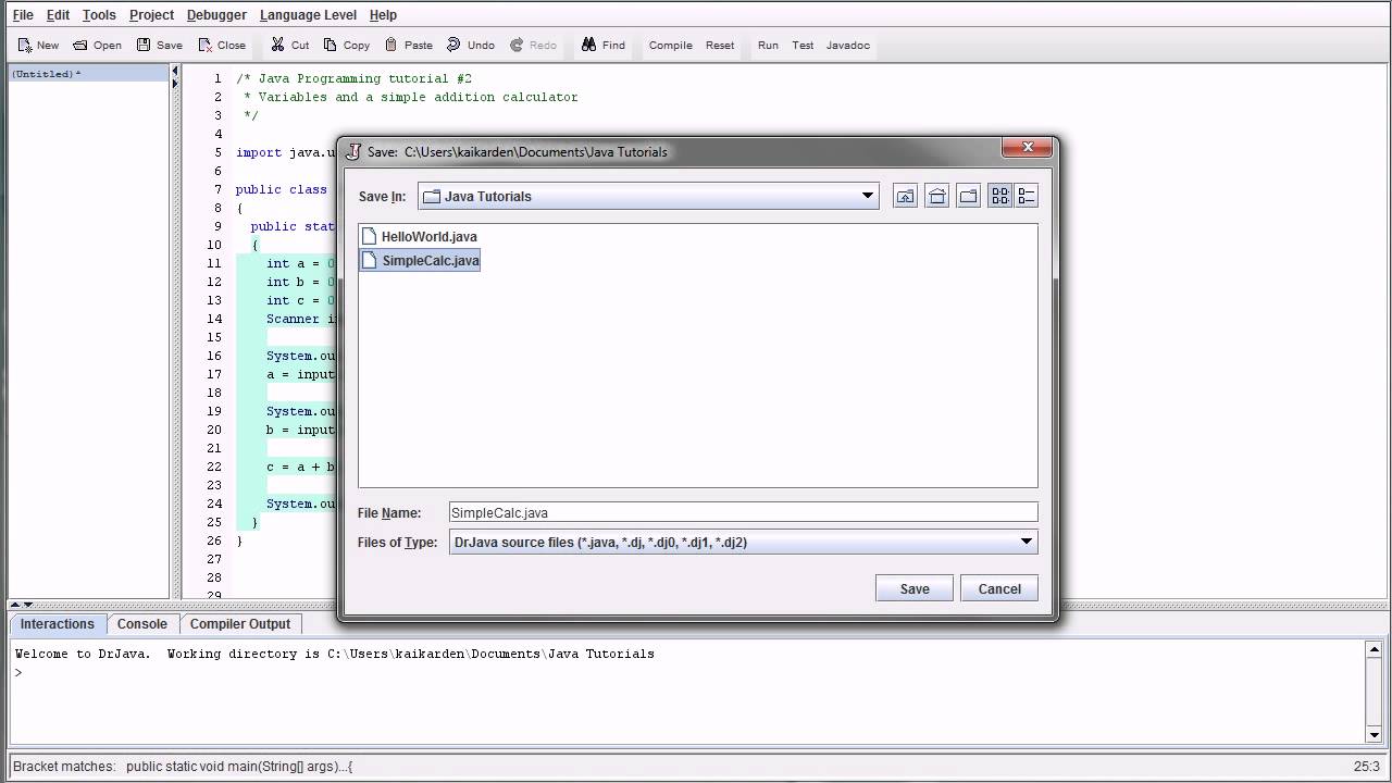 Java Programming Beginners Tutorial #2 - Declaring Variables