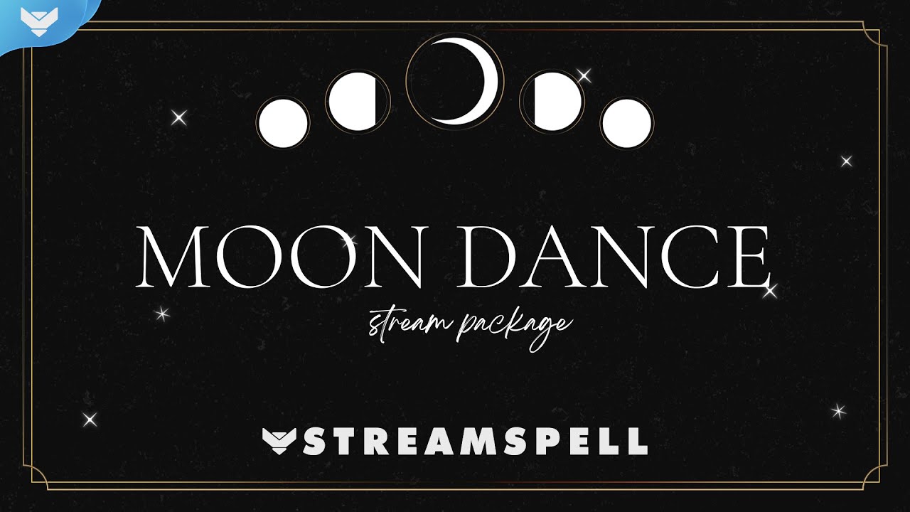 Moon Dance Stream Overlay Package by StreamSpell