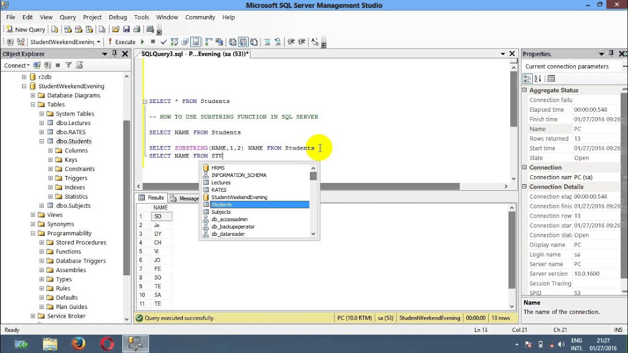 how to get substring in sql server