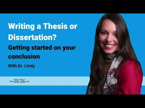 Sentence Starters for A Conclusion | Thesis & Dissertation Writing