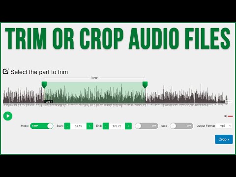 How to Crop or Trim Your Audio Files for Free