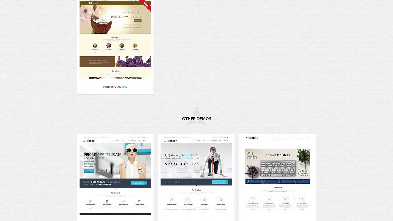 Priority -  Multipurpose HTML5 Template