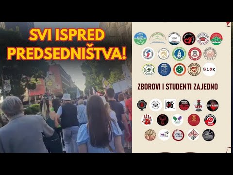 UŽIVO: Policija ispred Predsedništva; Studenti i narod ispred RIK, protest zbog kradje izbora