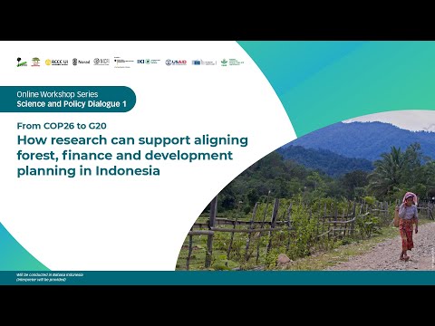 Science and Policy Dialogue I: From COP26 to G20