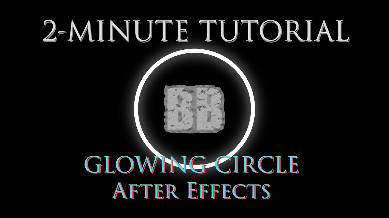 Glowing Circle - After Effects Speed Tutorial | Chris
