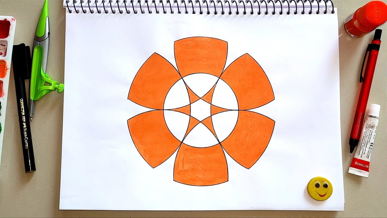 Geometric Vector Patterns || Creative Drawing || Geometry Patterns || Simple Pattern || Learn & Art