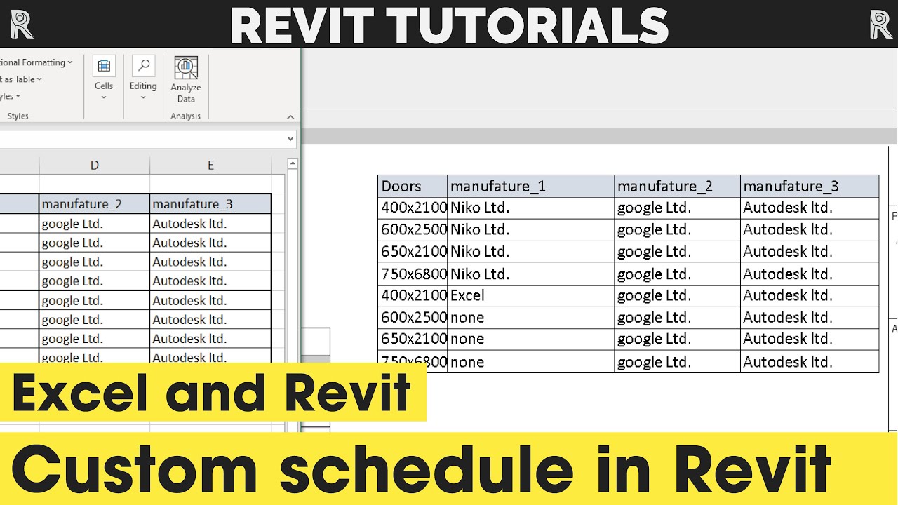 Import & Export Excel Tables in Revit — Easy Methods