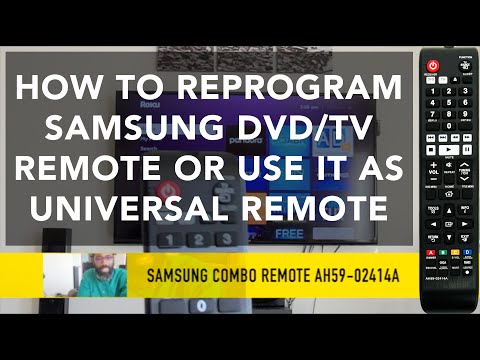 HOW TO REPROGRAM SAMSUNG DVD/TV REMOTE OR USE IT AS UNIVERSAL REMOTE – W/FULL LIST TV CODES– SOLVED!