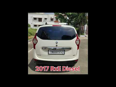for sale Renault lodgy 2017 RxE call 9750622338 km 80000 price 550000