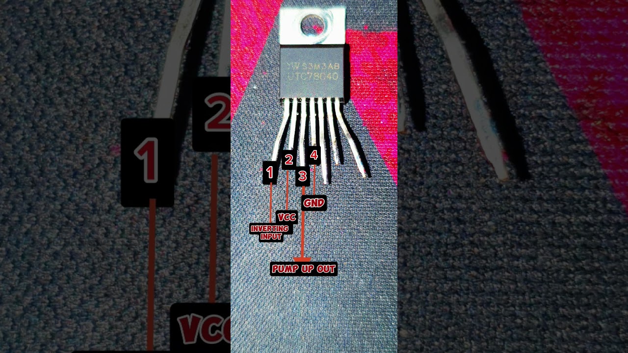 Uct/La-78040 vertical IC datasheet। #trending #tips #tutorial #trending