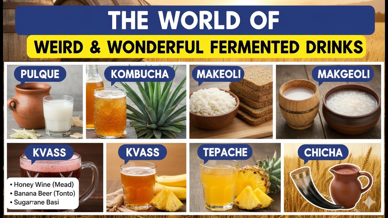 Fermented Alcoholic Drinks and Types I Types of Fermented Alcohol Explained | Easy & Clear Guide