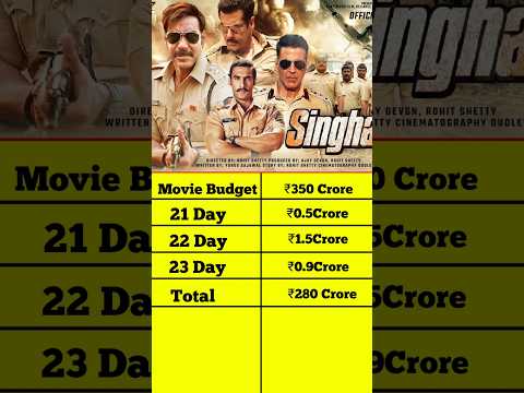 Singham 3 Movie 23 Day Box Office Collection World wide Collection