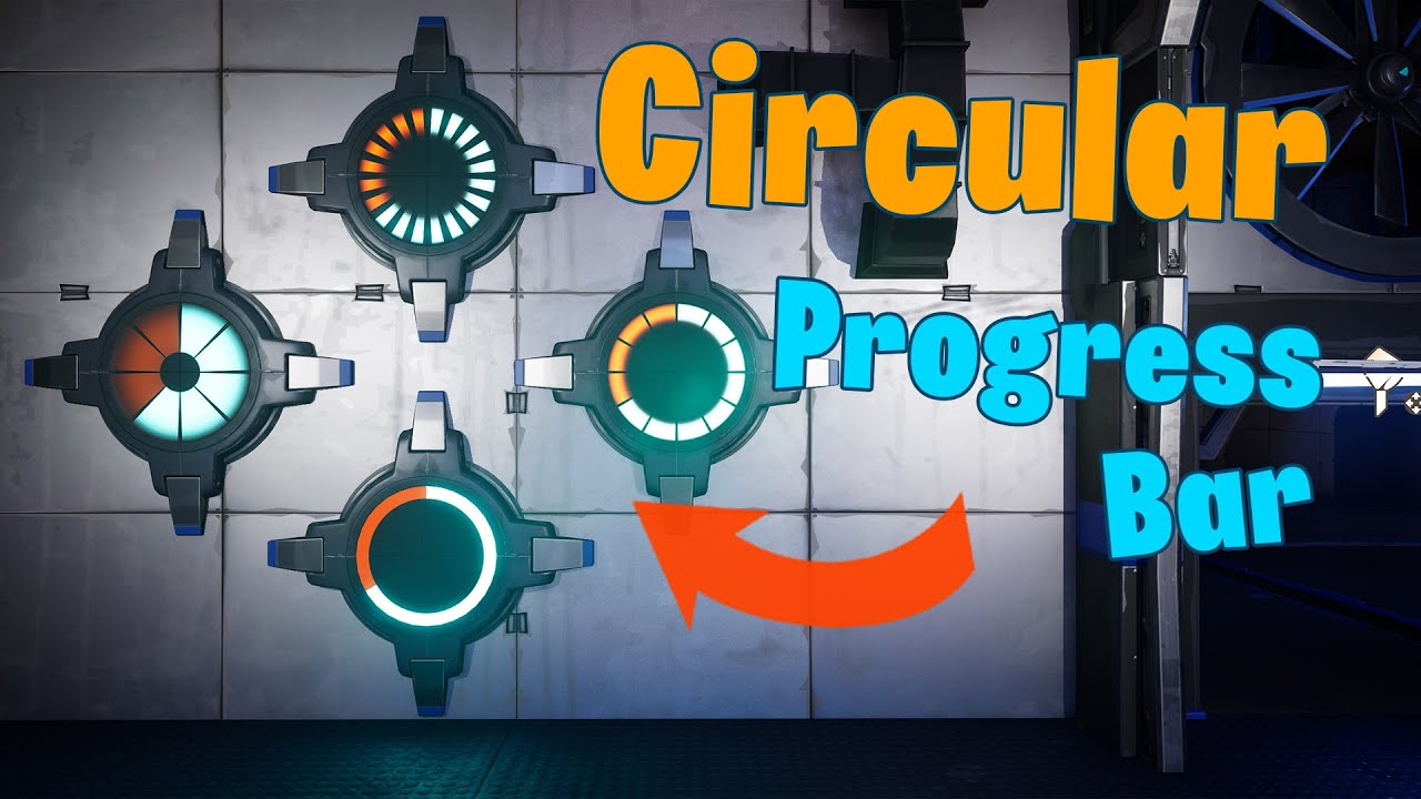 Create Stunning Circular Progress Bar for Widget UI or Prop - UEFN Tutorial