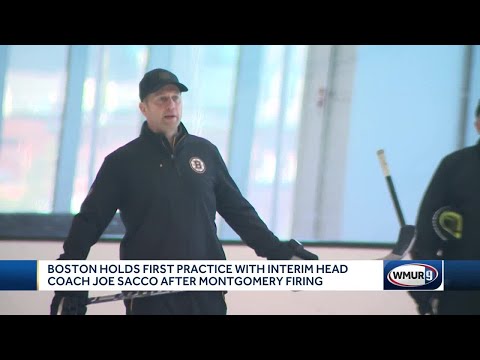 Boston holds first practice with interim head coach Joe Sacco after Montgomery firing