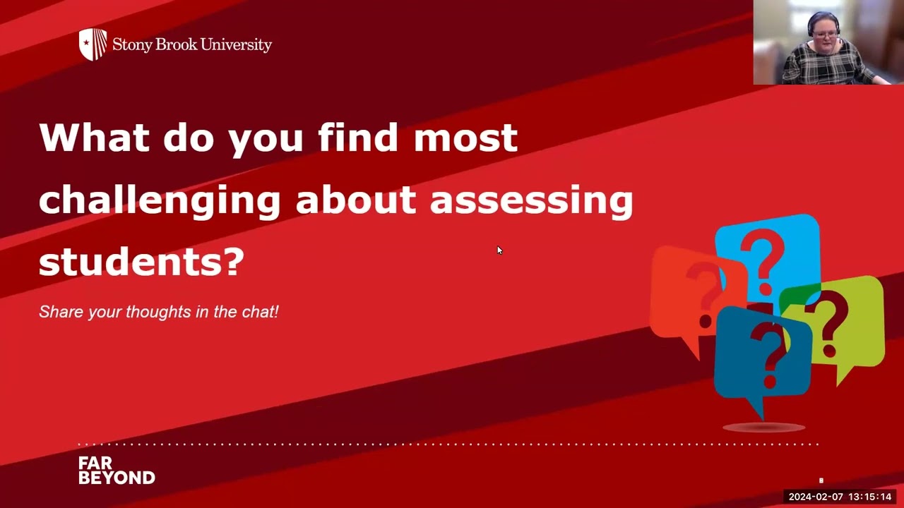 Assessment Fundamentals: Designing Assessments to Meet Learners' Needs